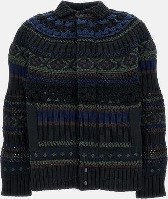 sacai Strickjacke