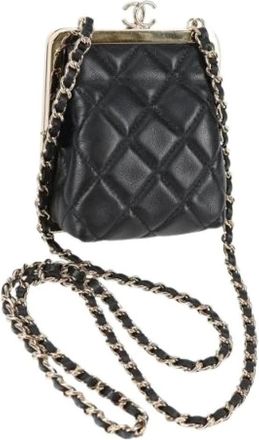 Chanel Mini sac bandouli&egrave;re Pre-owned - Femme - Pre-owned - Noir - Taille: ONE Size
