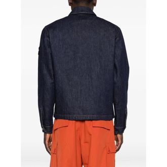 Stone Island Denim Shirt Jacket - Blue