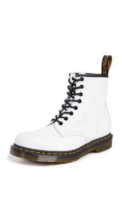 Dr. Martens 1460 Smooth, Unisex-Erwachsene Combat Boots, Weiß (1460 Smooth 59 Last WHITE), 38 EU