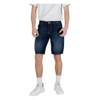 A|X Armani Exchange Herren Bermuda Shorts Fr&uuml;hling/Sommer Kollektion - - Shorts - Herren - Blau - W32