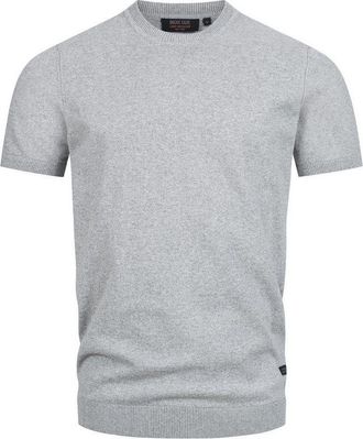 Indicode T-Shirt Herren INVasko Shirt Tee Herrenshirt T-Shirt Feinstrick mit Rippstricksaum