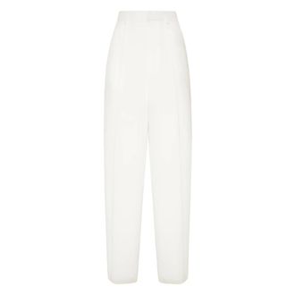 Philipp Plein Femme, Pantalons, Blanc, Taille: 38 FR Pantalon Dame Fit
