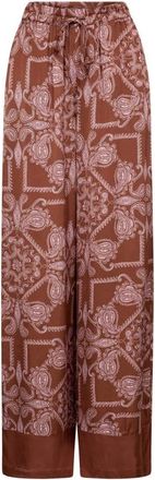 Co'Couture Femme, Pantalons, Brun, Taille: 38 FR Wide Pantalons