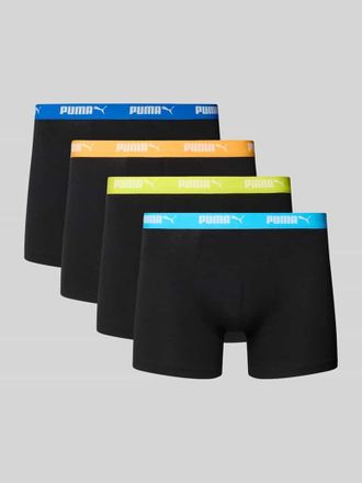 Puma Trunks im 4er-Pack mit elastischem Logo-Bund