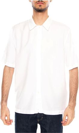 Elvine Homme, Chemises, Blanc, Taille: M Chemises &agrave; Manches Courtes