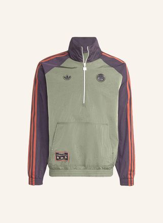 adidas Originals Adidas Originals Fc Bayern M&uuml;nchen Terrace Icons Jacke Mit Reissverschluss Bis Zur Brust gruen