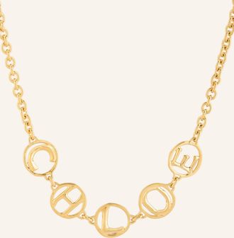 Chlo&eacute; Choker Script gold