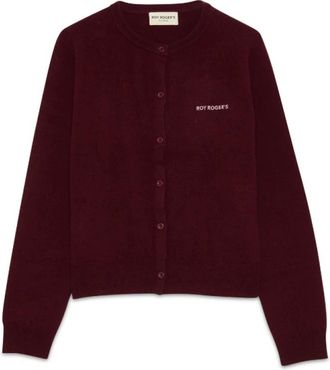 Roy Rogers Femme, Pulls, Rouge, Taille: 40 FR Cardigan en laine