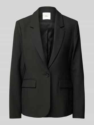 s.Oliver Black Label Blazer mit Knopfverschluss