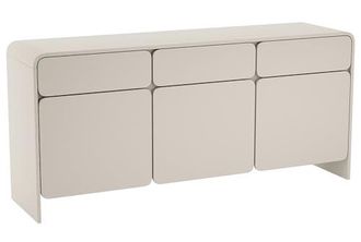 Selsey Kaschmirfarbene Kommode 156 cm Stilvolles Sideboard Schlafzimmer Soft-Close T&uuml;ren Viel Stauraum mit Schubladen Zeitgem&auml;&szlig;es Design Robuste PVC-Kanten W