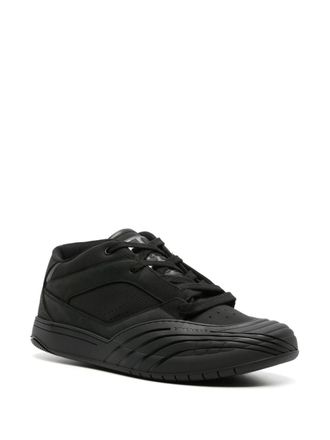 Givenchy 4G-Appliqu&eacute; Nubuck Leather Sneaker - Black
