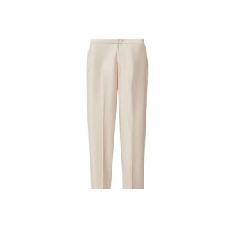 Fabiana Filippi Femme, Pantalons, Blanc, Taille: 38 FR Pantalon Luxueux en Coton et Soie