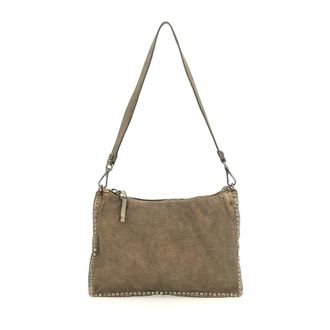 Campomaggi Femme, Sacs, Gris, Taille: ONE Size Studded Pochette