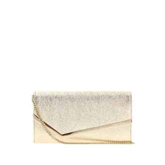 Jimmy Choo London Clutches - Femme - Sacs - Beige - Taille: ONE Size