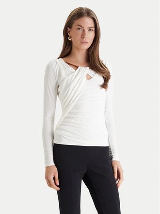 Guess Bluse 6RGP06 6257A Wei&szlig; Slim Fit