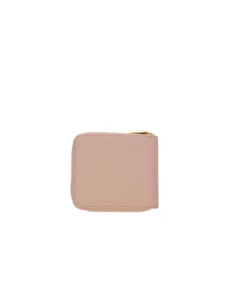 Coccinelle Grained Cowhide Wallet - Beige