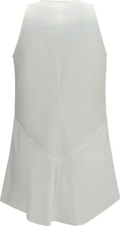 Brunello Cucinelli Womens Cotton And Silk Satin Top Naturale