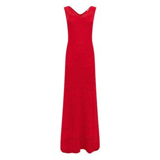 Blugirl Femme, Robes, Rouge, Taille: 36 FR Maxi Robes