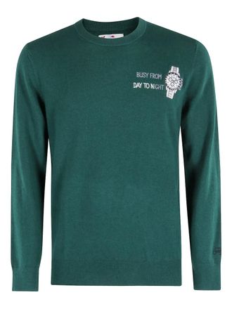 MC2 Saint Barth pull Heron &agrave; imprim&eacute; graphique - Vert