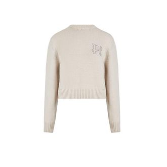 Palm Angels Kurzer Pullover Palm Angels in Weiß