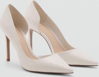 Mango Chaussures pointues talon blanc - Femme - 35 - MANGO