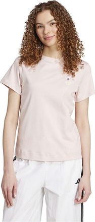 adidas Womens T-Shirt mit Katzen-Grafik Sandy Pink 2XS