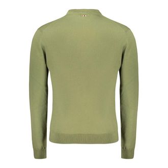 Napapijri Logo-Embroidered Cotton Sweatshirt - Green