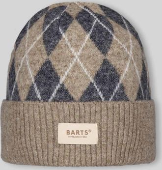Barts M&uuml;tze mit Label-Patch Modell SEUMAR