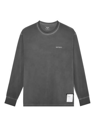 SATISFY Klassisches Langarmshirt - Grau