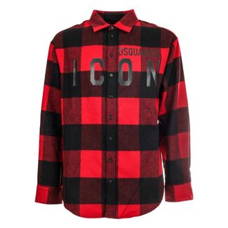 Dsquared2 Camicia Hemd - - Shirts - Herren - Rot - S