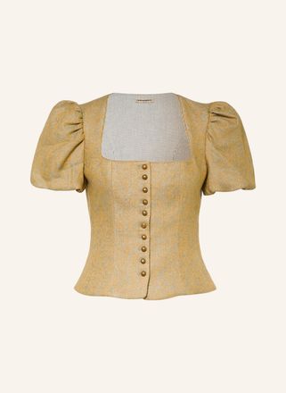 Gottseidank Gottseidank Trachtenmieder Ksenia Aus Jacquard gruen