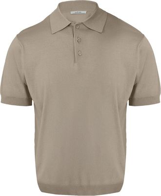 Lufian Pullover, kurze Knopfleiste am Kragen