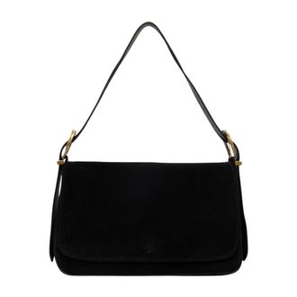 Twinset Sac en daim Liliane - Femme - Sacs - Noir - Taille: ONE Size