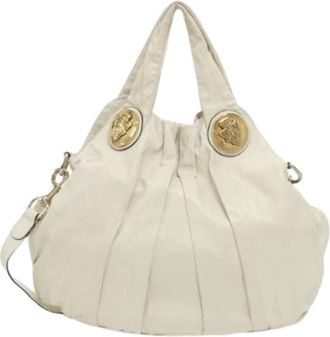 Gucci Sac bandouli&egrave;re en cuir Pre-owned 197016 - Femme - Pre-owned - Beige - Taille: ONE Size