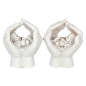 Nemesis Now Lot de 2 abris 7 cm, Blanc