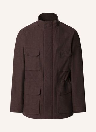Hackett Regenjacke Hbone Lux Field Jkt braun