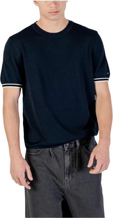 Tommy Hilfiger Homme, Tops, Bleu, Taille: 2XL DC Tipping Stripe T