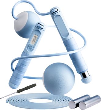 Generic Digitales Springseil, Datenerfassung mit Kugellagern, Springseil mit einem digitalen Zähler, Für Damen Teenager Erwachsene Studenten Zuhause Fitnessst