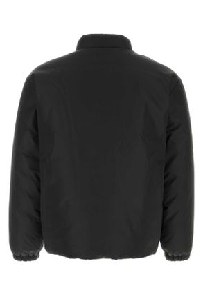 Jil Sander Mens Black Polyester Down Jacket 001 Camicie Shirt