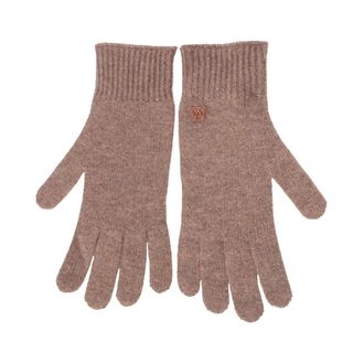 Max Mara Femme, Accessoires, Brun, Taille: ONE Size Guanti in cashmere