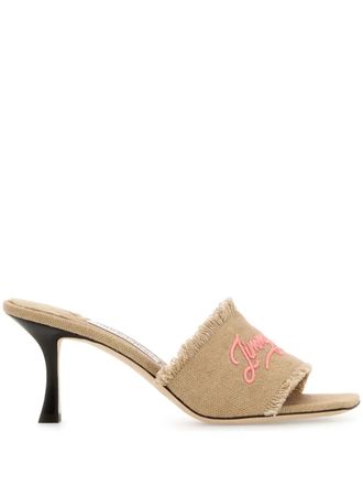Jimmy Choo London mules Alexia 70 mm - Tons neutres
