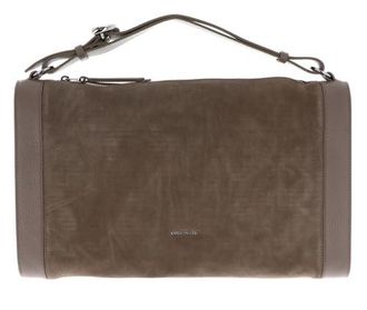 Coccinelle Cuir sac &agrave; main Elinor Suede Bimaterial Handbag Warm Taupe/Warm Taupe