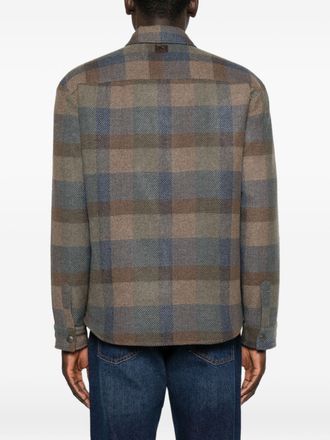 Etro Check Pattern Shirt - Brown