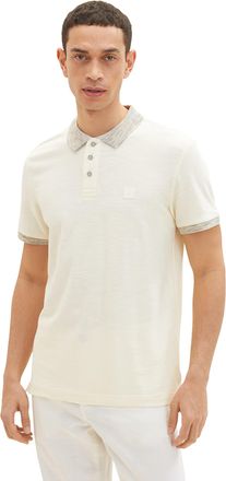 Tom Tailor Herren Basic Poloshirt 1035628, 18592 - vintage beige, XXXL