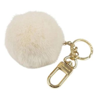 Louis Vuitton Pre-owned Nerzfell Schl&uuml;sselanh&auml;nger - - Pre-owned - Damen - Beige - ONE SIZE