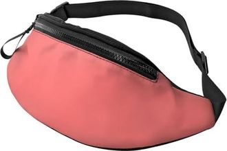 Generic Impression Rouge Clair Sac De Voyage Polyvalent Sac &Agrave; Bandouli&egrave;re L&eacute;ger Poche Poitrine Pour Homme Sorties Femme 14X35Cm