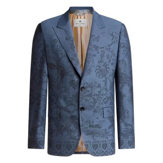 Etro Blazers - Homme - Vestes - Bleu - Taille: S