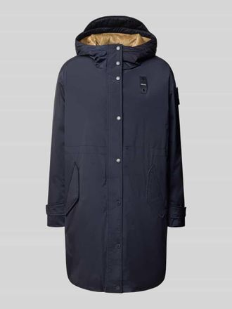 Blauer Parka mit Kapuze Modell PAYNE