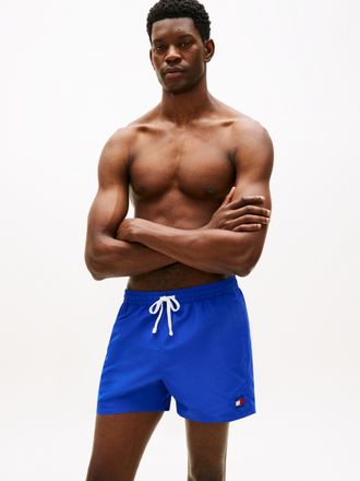 Tommy Hilfiger Badeshorts, Herren, Gr. XXL (56), N-Gr, fizzy blau, Microfaser, Obermaterial: 100% Polyester, TOMMY HILFIGER SWIMWEAR, Badehosen Badeshorts